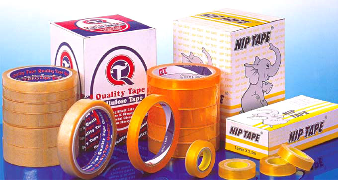 Stationary tapes are manufactured with BOPP film with water based ...